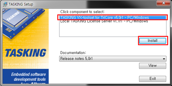 Floating 라이센스 서버, 클라이언트 설치 - TRACE32